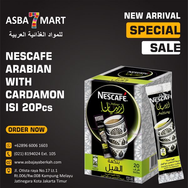 Nescafe Arabian With Cardamom 20pcs – Asba Jaya Berkah