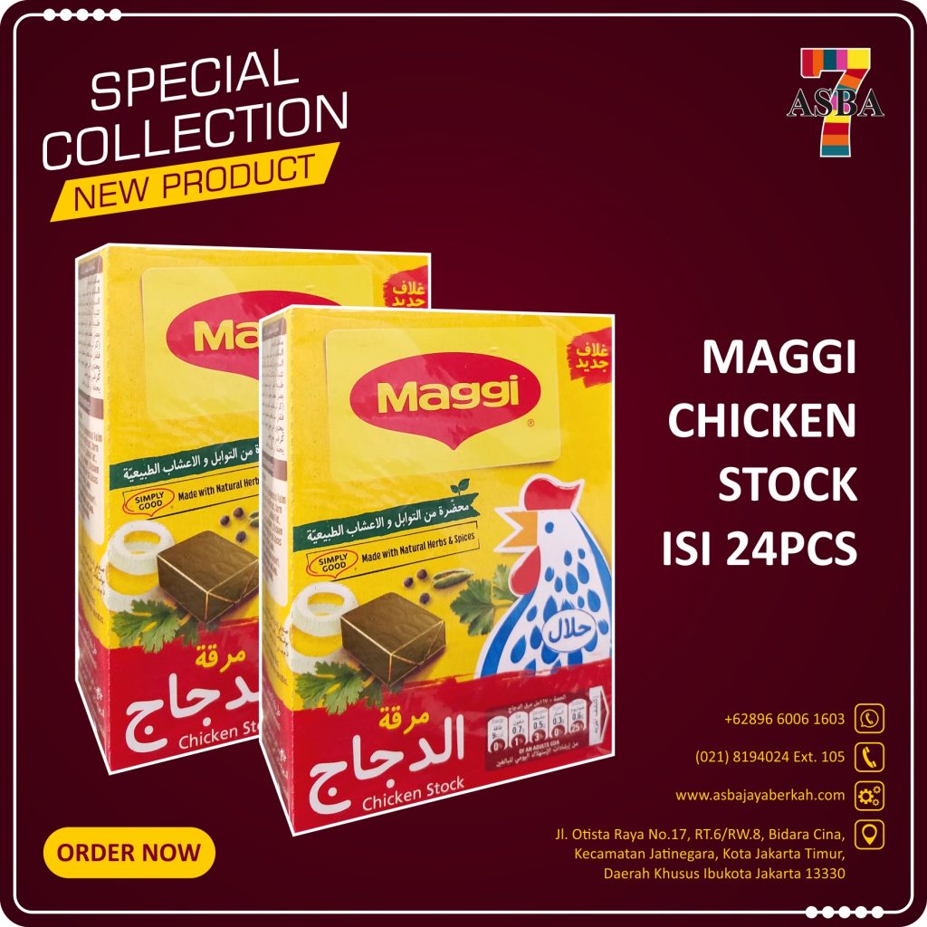 Maggi Chicken Bouillon Isi 24Pcs 1 Box – Asba Jaya Berkah