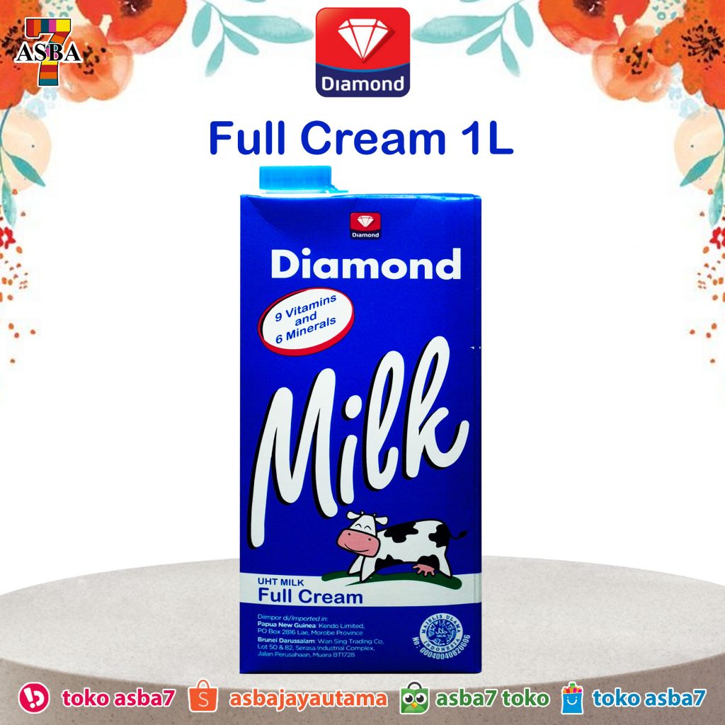 DIAMOND MILK UHT FULL CREAM 1000ML – Asba Jaya Berkah
