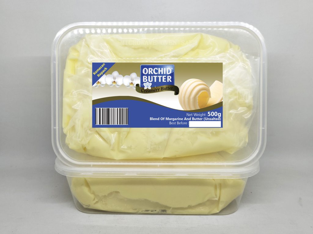 Orchid Butter Unsalted Pack 500Gr – Asba Jaya Berkah