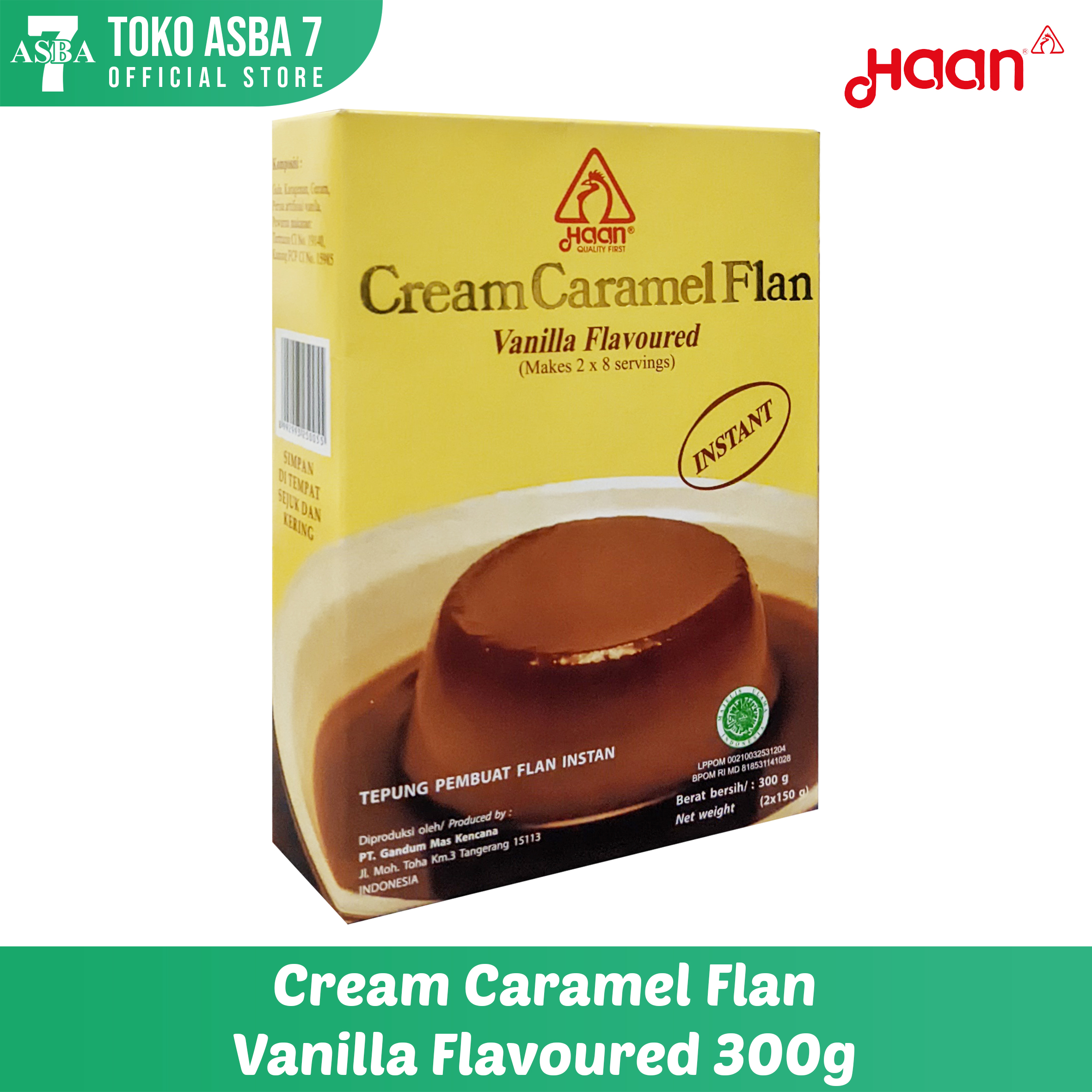 Haan Cream Caramel Flan 300g – Asba Jaya Berkah