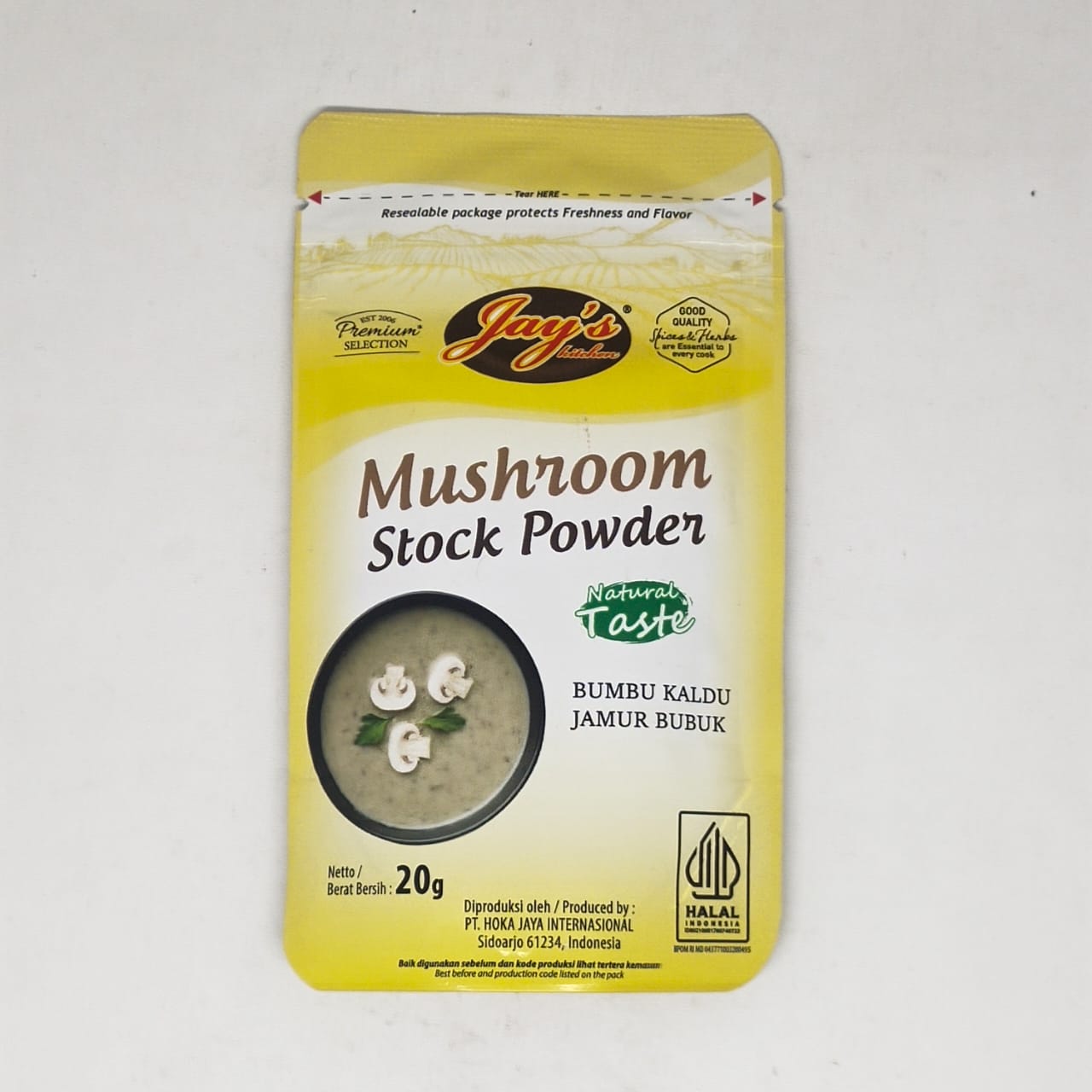 JAYS MUSHROOM STOCK POWDER 20G – Asba Jaya Berkah