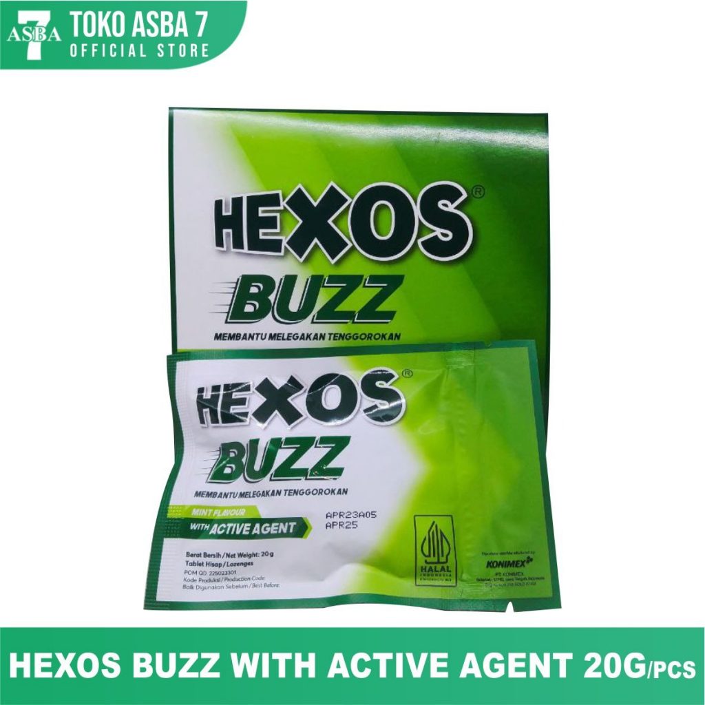 HEXOS BUZZ MINT FLAVOUR 20 GR – Asba Jaya Berkah