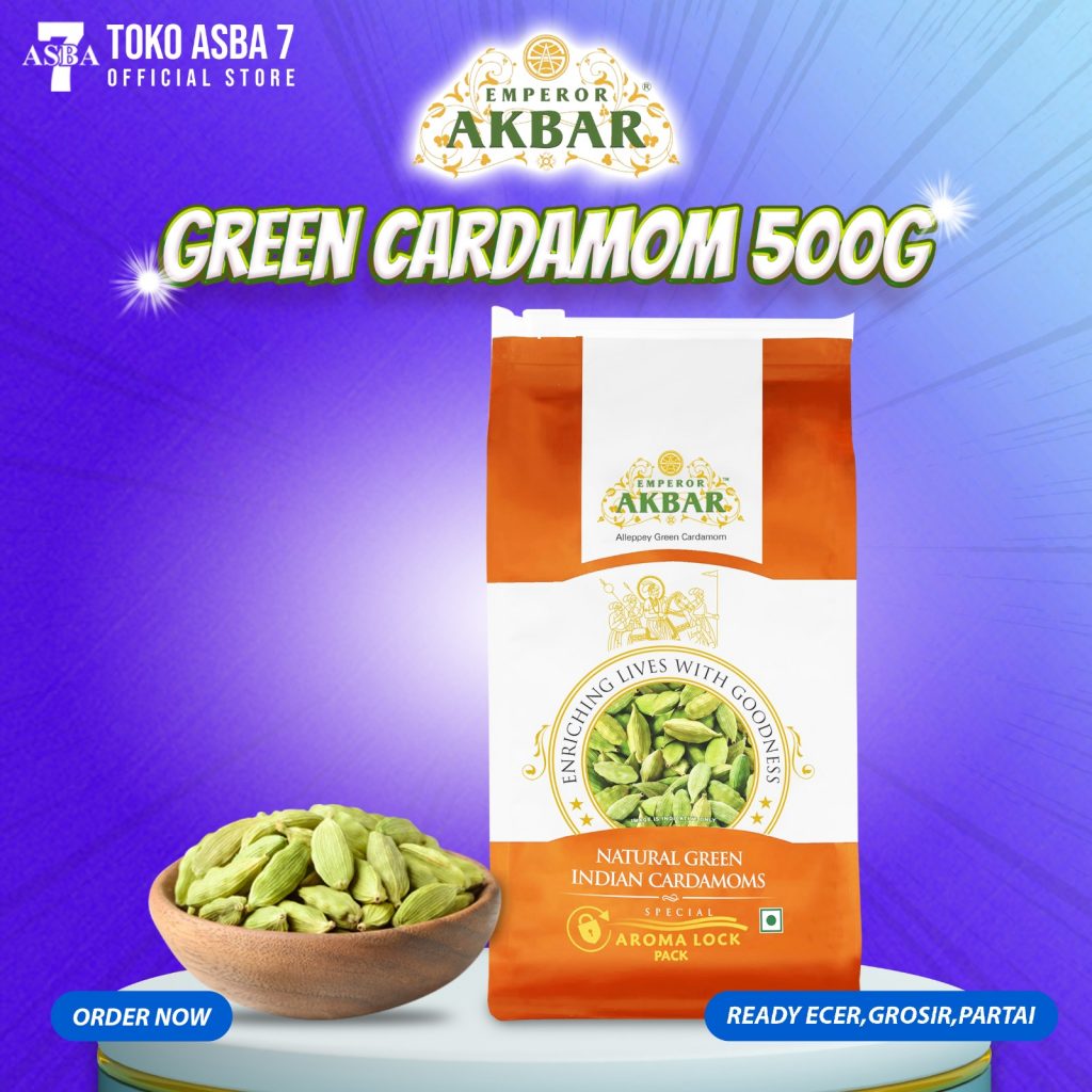 EMPEROR AKBAR CARDAMOM KAPULAGA 500G – Asba Jaya Berkah