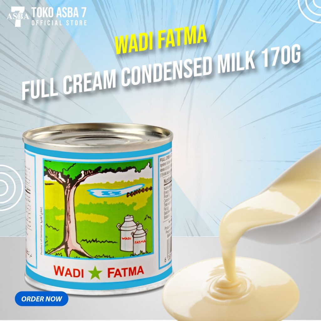 WADI FATMA FULL CREAM CONDENSED MILK 170G – Asba Jaya Berkah