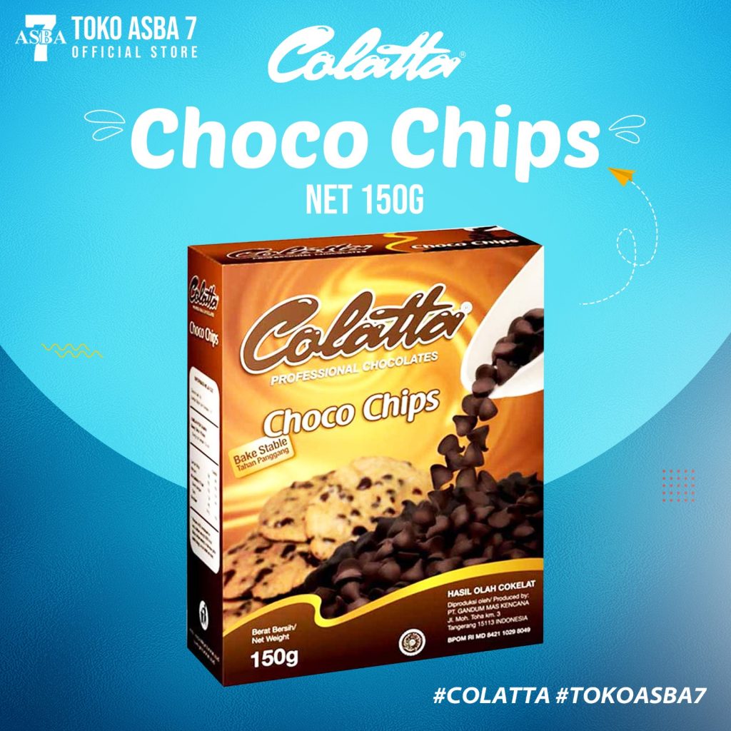 COLATTA CHOCO CHIPS 150G – Asba Jaya Berkah