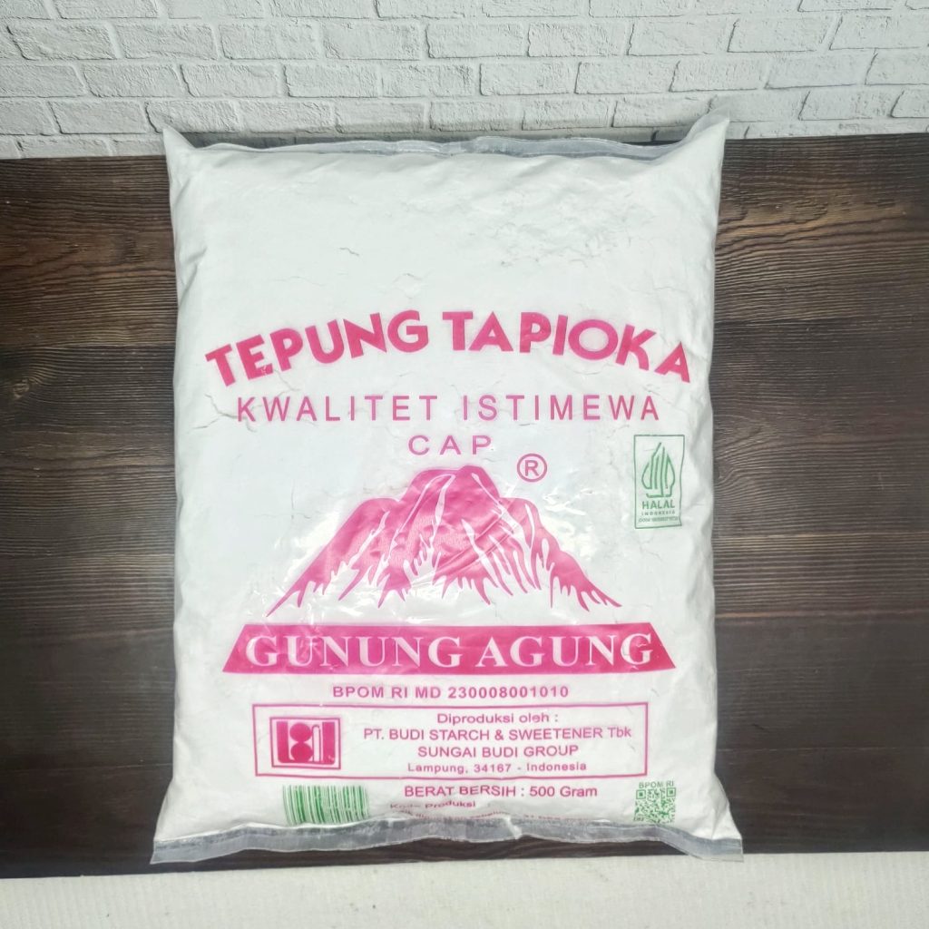 TEPUNG TAPIOKA CAP GUNUNG AGUNG 500GR – Asba Jaya Berkah