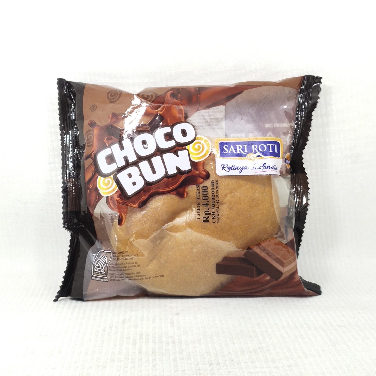 SARI ROTI CHOCO BUN 55GR – Asba Jaya Berkah
